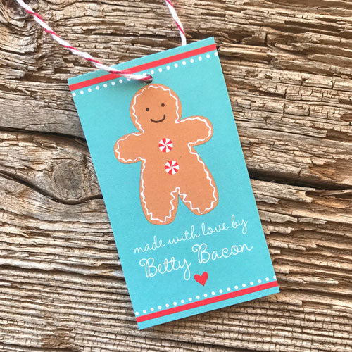Gingerbread Man Gift Tags – Barque Gifts