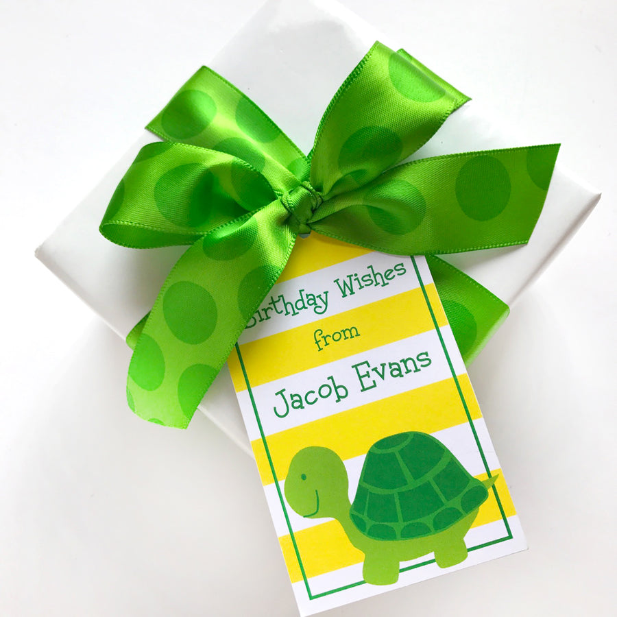 Turtle Personalized Gift Tag – Barque Gifts