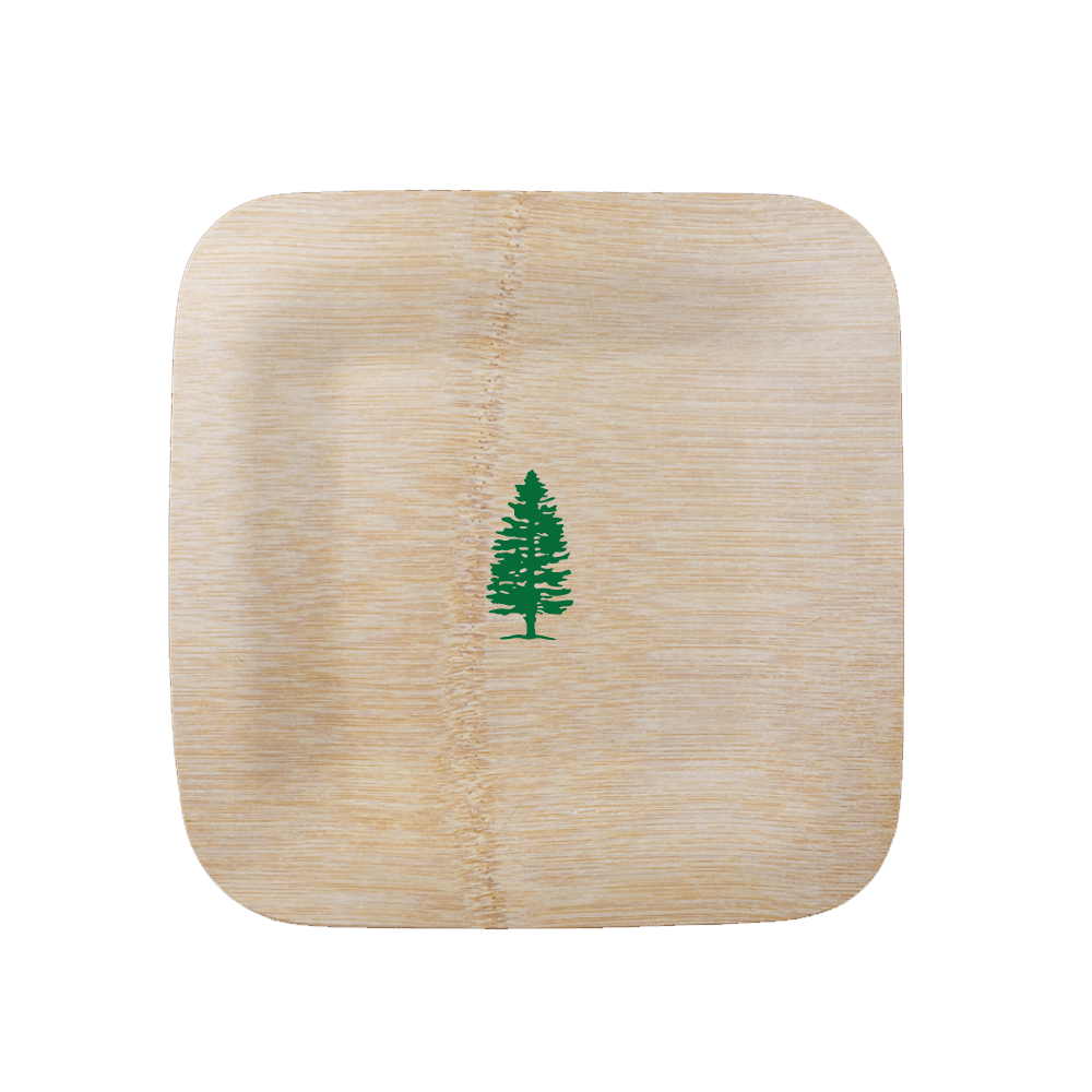 7" Bamboo Dessert Plate – Barque Gifts