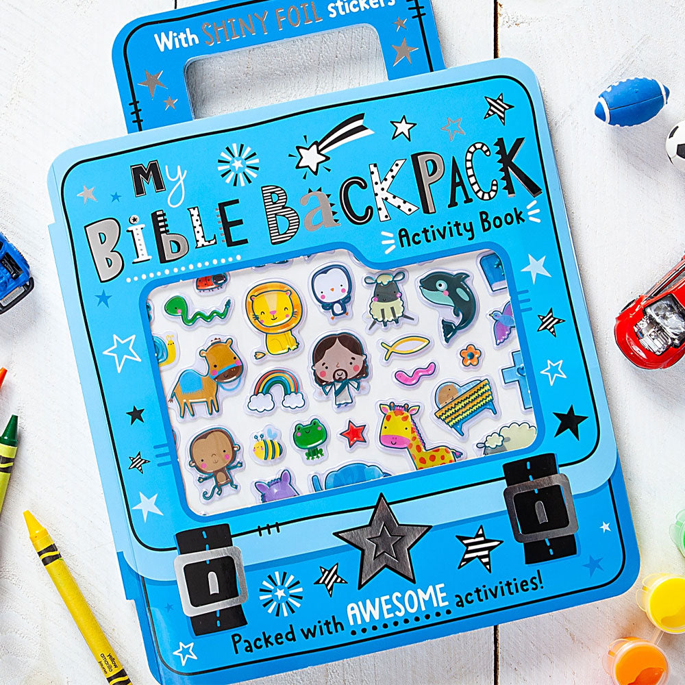 My Bible Backpack Activity Book – Barque Gifts