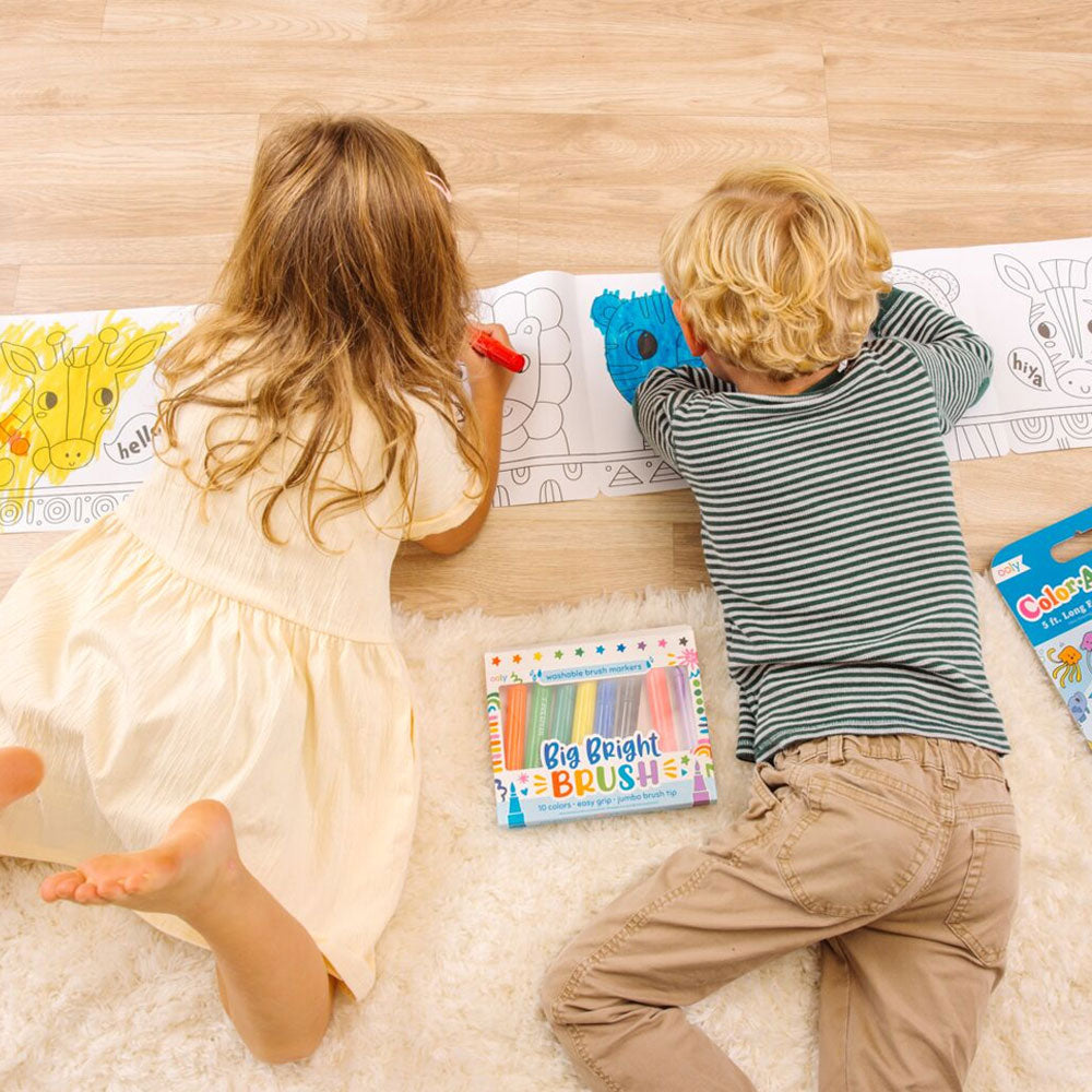 Color-A-Long 5’ Fold Out Coloring Book – Barque Gifts